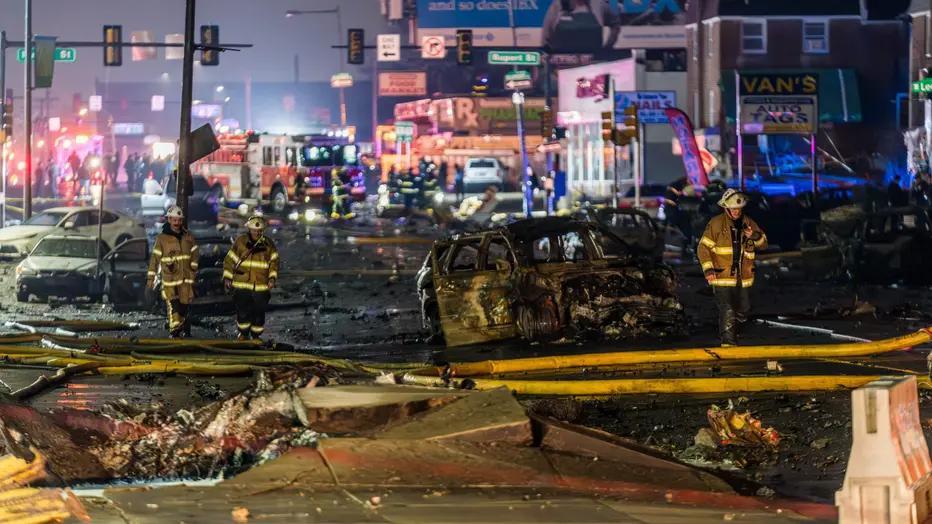 Tragic Plane Crash in Philadelphia: Medical Flight Erupts in Fireball ...