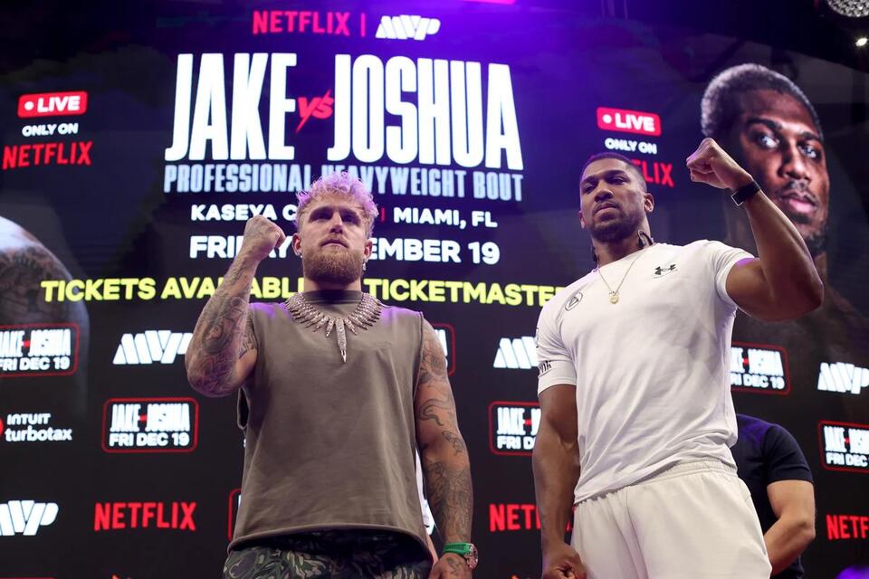 ‘Jake vs. Joshua’ full fight week schedule released for Netflix special ...