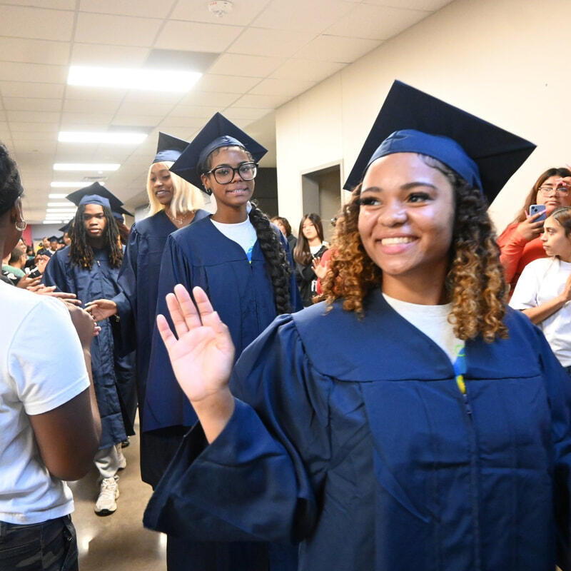 The La Marque High School Class of 2025 took a proud walk down memory ...