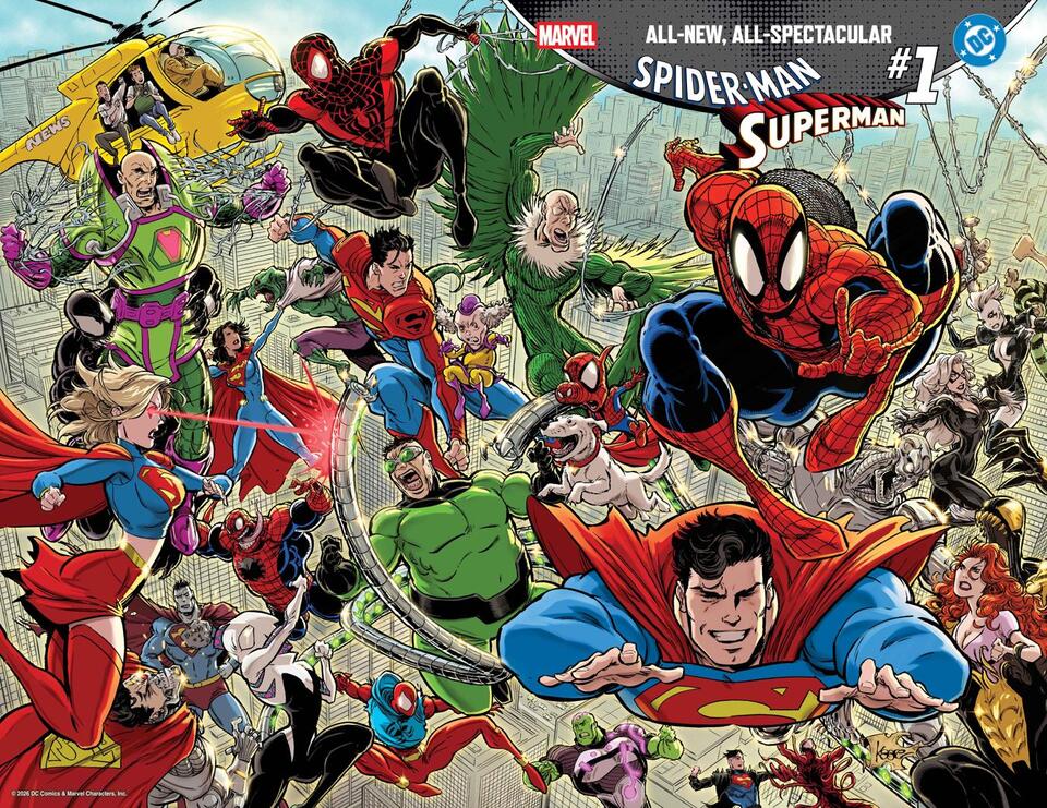 Superman & Spider-Man Get Epic Crossover, First Details & Release Date ...