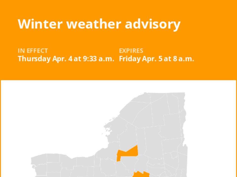 NY weather update: Winter weather advisory affecting New York until ...