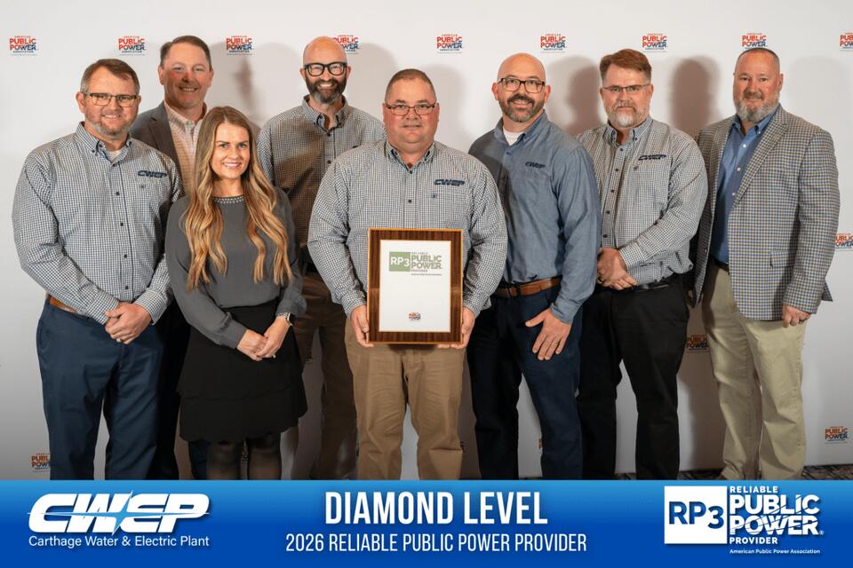 CWEP Honored with National Award for Reliable Electric Operations ...