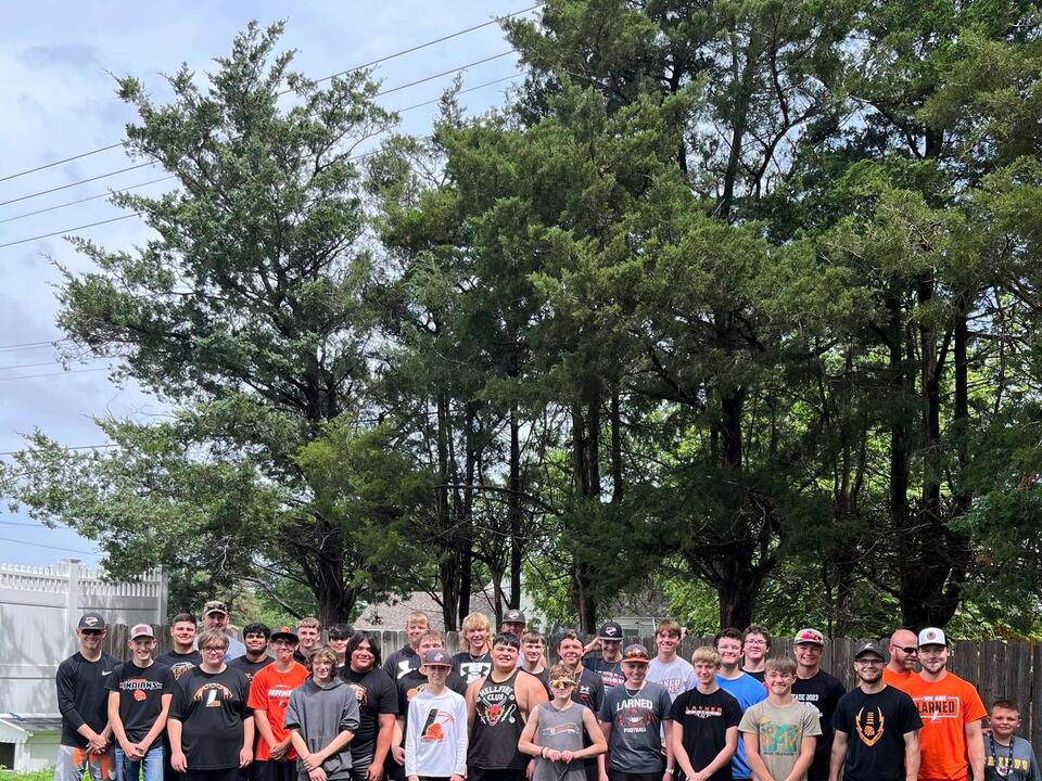 Larned High School football team's cleanup day is June 15