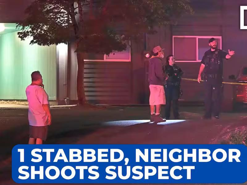 Police: Woman stabbed by boyfriend; Neighbor shoots, injures stabbing ...