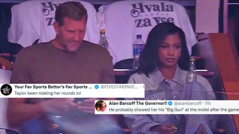 Everyone Is Saying The Same Thing About Taylor Rooks After Her Courtside Moment With Dirk ...