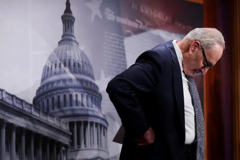 Senate passes stopgap funding bill as fury at Democrat defections grows ...