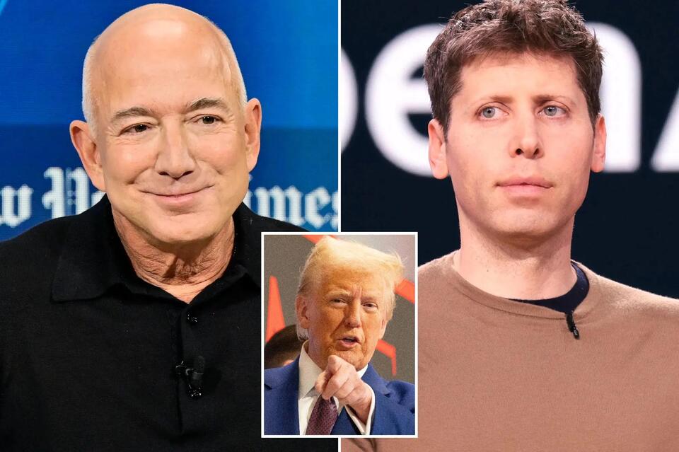 Jeff Bezos, OpenAI CEO Sam Altman to each give $1M to Trump ...