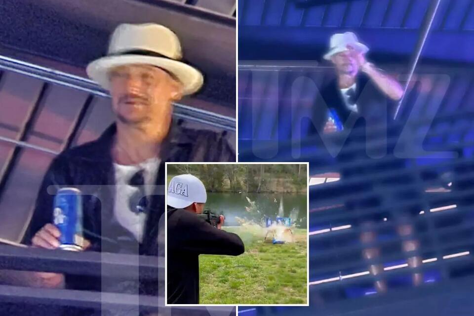 Kid Rock spotted drinking Bud Light 4 months after shooting cans over ...