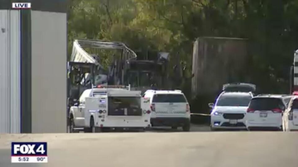 Wild Surveillance Footage Shows Plane Crash Into Texas Parking Lot ...