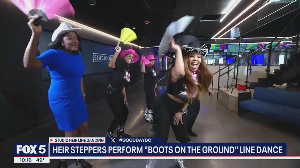 Heir Steppers Perform "Boots on the Ground" Line Dance - NewsBreak