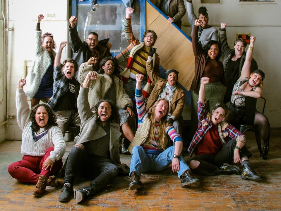 Lebo residents behind-the-scenes of “RENT”