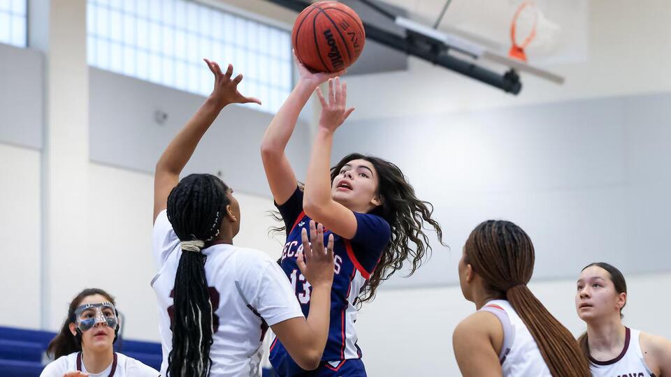 Secaucus rides trio of double figure scorers past Midland Park - Girls ...