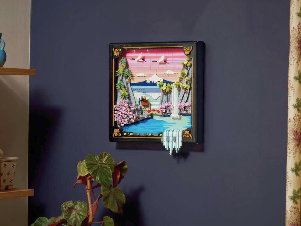 Lego just released Cherry Blossom Landscape set with 3D dripping ...