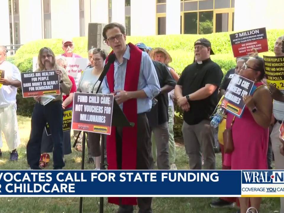 Advocates detained as NC House lawmakers propose stopgap child care funding