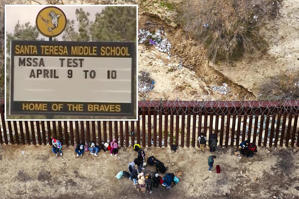 Migrants caught hiding at New Mexico middle school near border for ...
