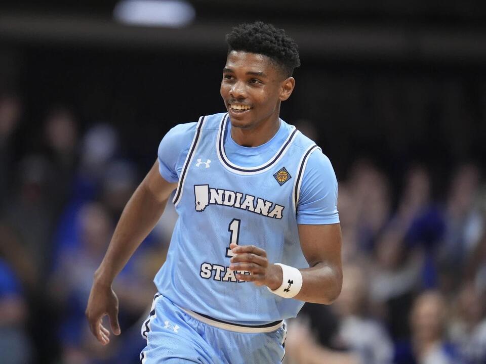 Top-seeded Indiana State pulls away late to beat Utah 100-90 and reach ...