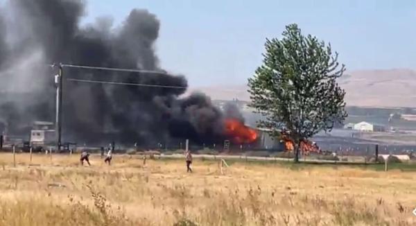 Vegetation fire destroys home, damages property near Benton City ...