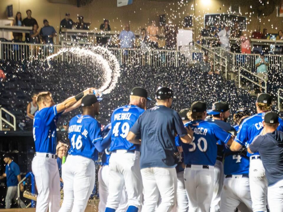 Martin's Walk-Off Home Run Lifts Shuckers to 3-1 Win over Trash Pandas