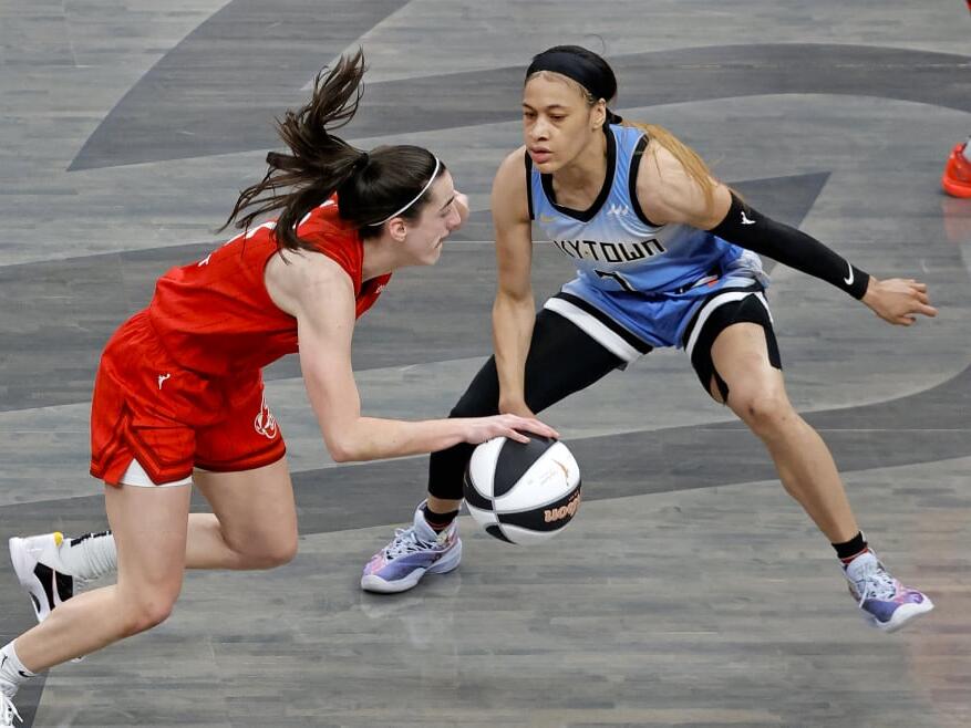 Chicago Sky Coach Calls Her Player’s Nasty Foul on Caitlin Clark ‘Not ...