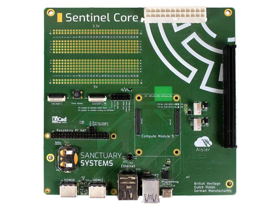 Sentinel Core: New board turns Raspberry Pi into desktop computer ...