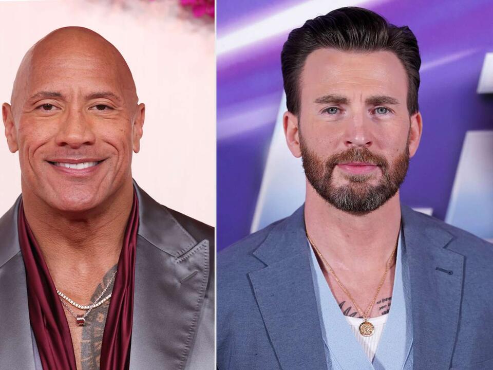 Dwayne Johnson and Chris Evans team up to save a kidnapped (and ripped ...