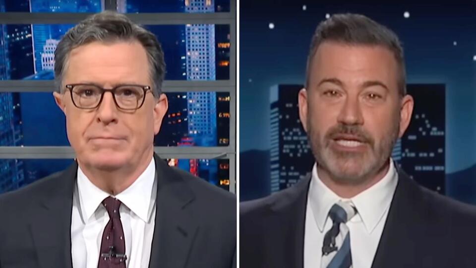 Jimmy Kimmel & Stephen Colbert Give Trump Verdict After Gaza Peace Deal ...
