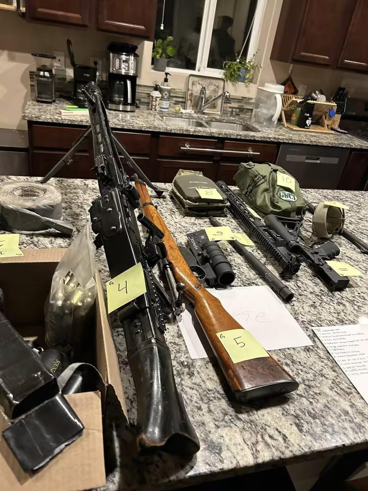 FBI discovers cache of guns, armor and Nazi paraphernalia while raiding ...