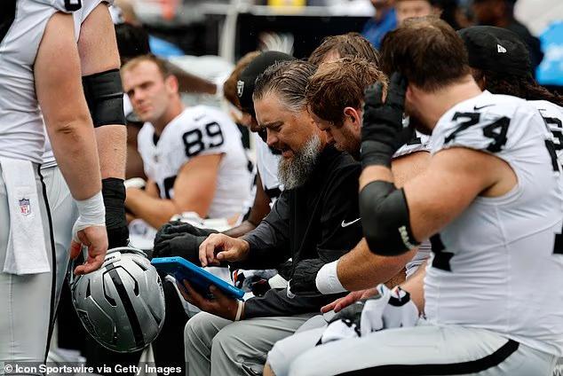 NFL coach's interview goes viral after bizarre habit leaves fans ...