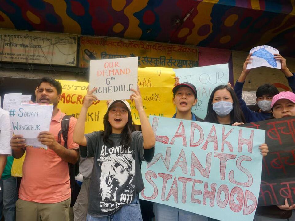 Protests in remote Ladakh enter 3rd week. Locals demand protection of ...