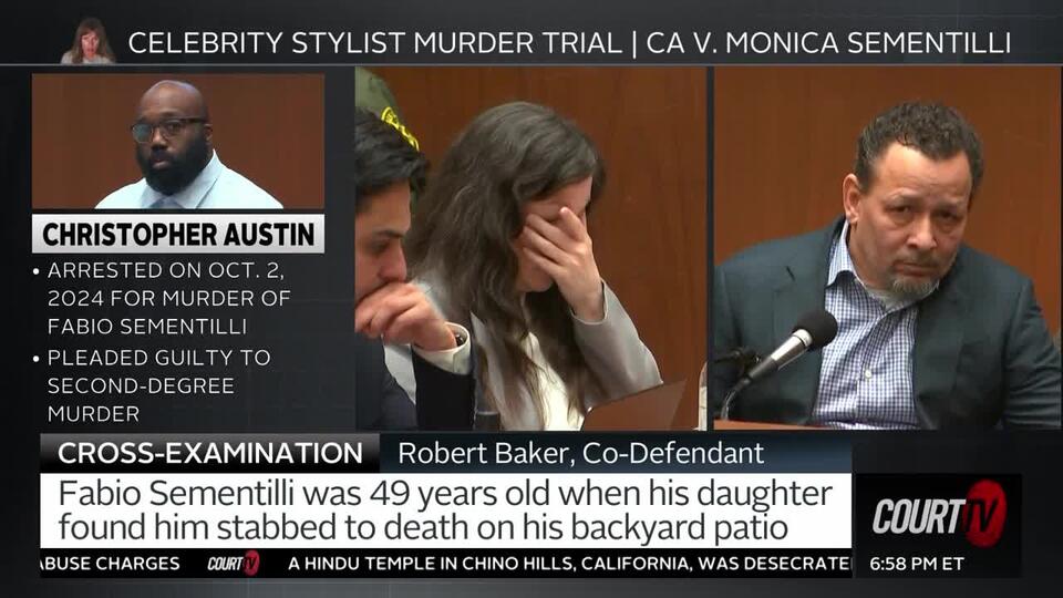 Robert Baker Testifies About the Day He Murdered Robert Sementilli ...