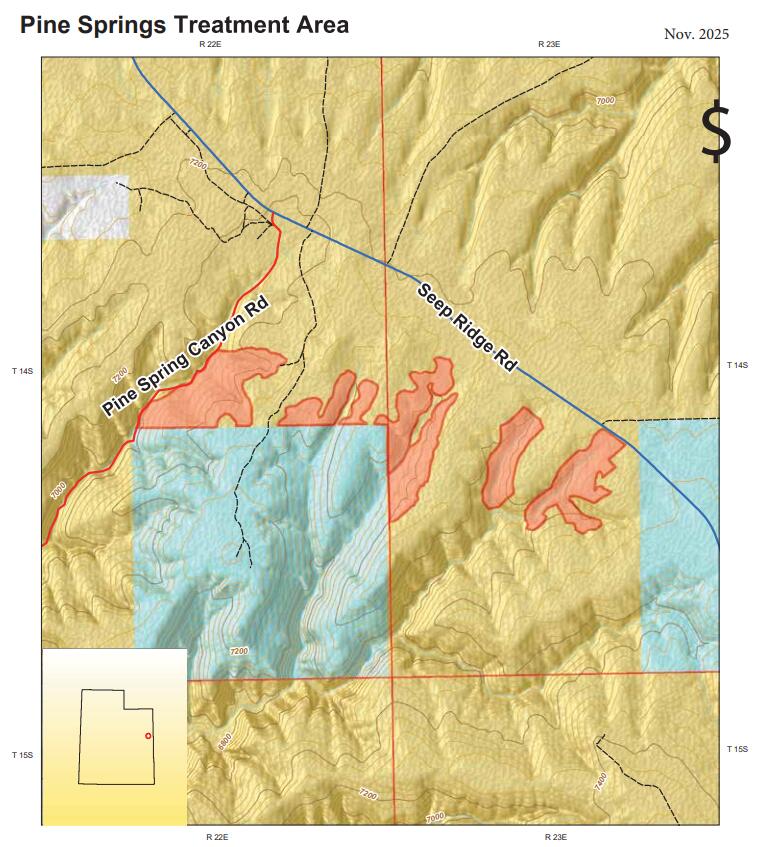 Prescribed Pile Burns Near Seep Ridge Road/Pine Springs Canyon Road ...