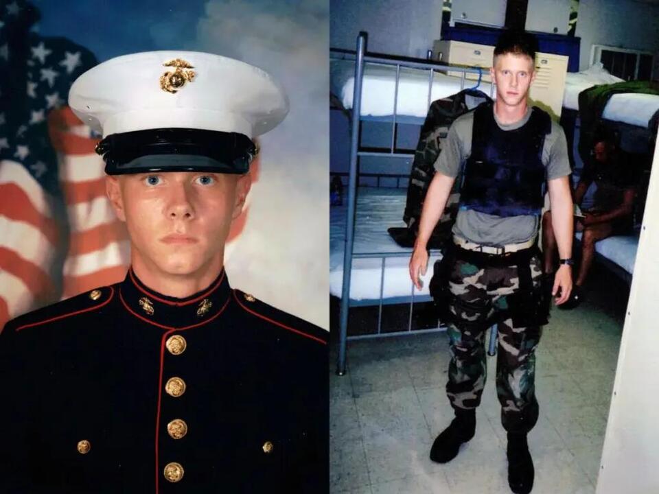 Marine Yells in Shock When He’s Surprised by Battle Buddies He’s Not ...