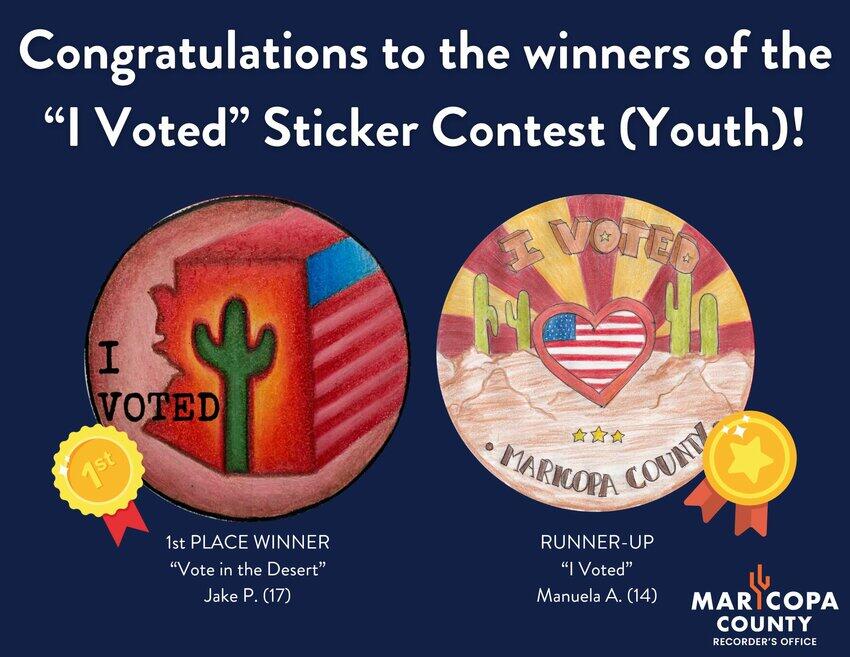 Votes are in for Maricopa County's new 'I Voted' stickers - NewsBreak