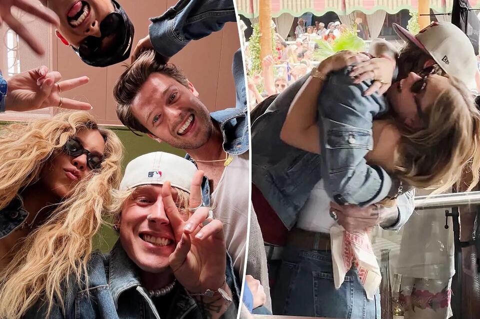 MGK shares snap with Sydney Sweeney following their cozy moment in Las ...