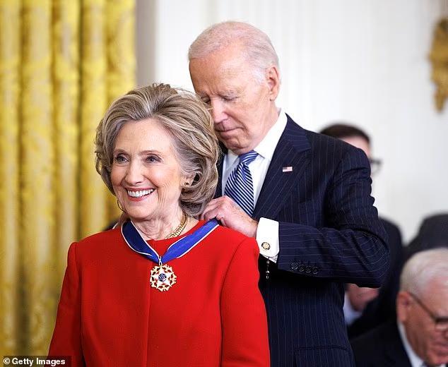 Ailing Joe Biden, 82, required flash cards to recognize HILLARY CLINTON ...