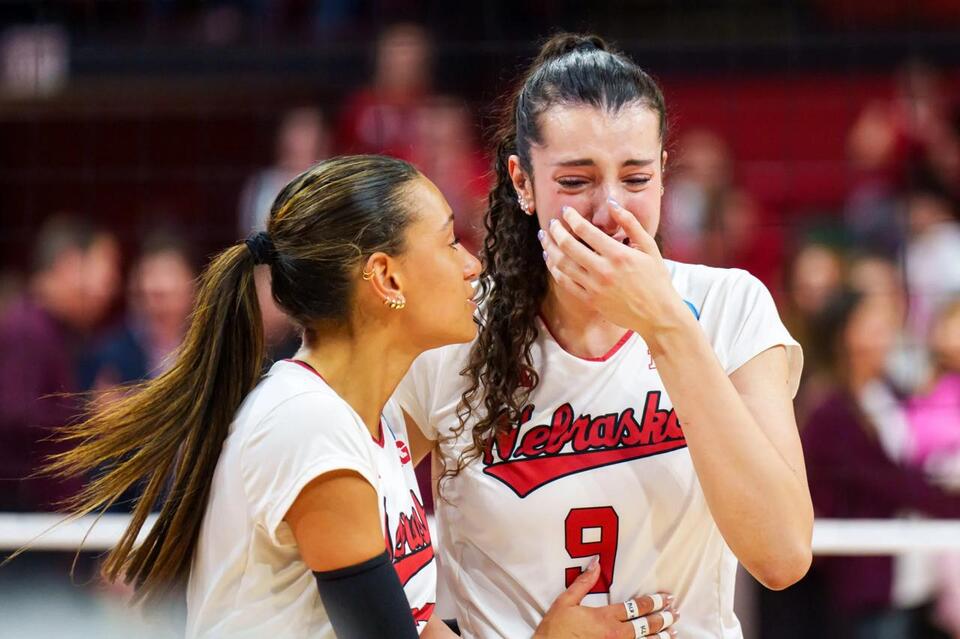Virginia Adriano Sends Emotional Message to Nebraska Volleyball Team as ...