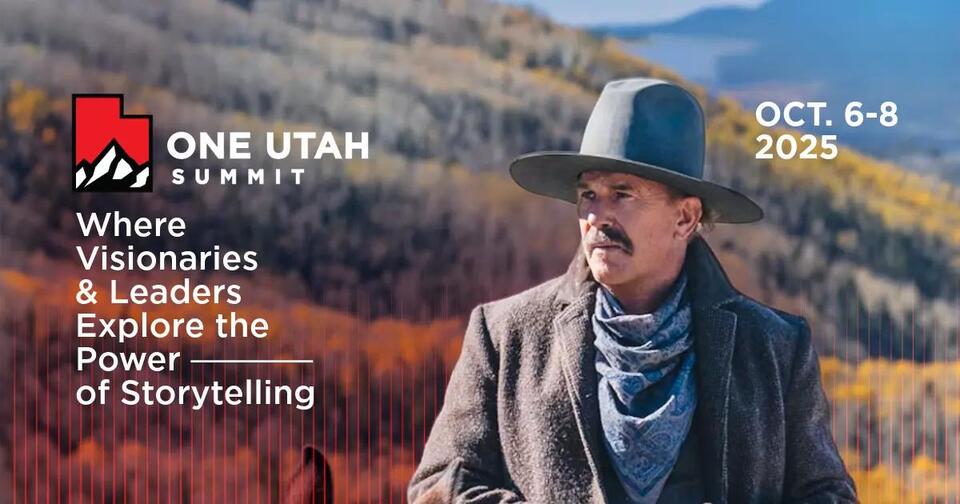 Kevin Costner and Utah First Lady Abby Cox to speak at the One Utah ...