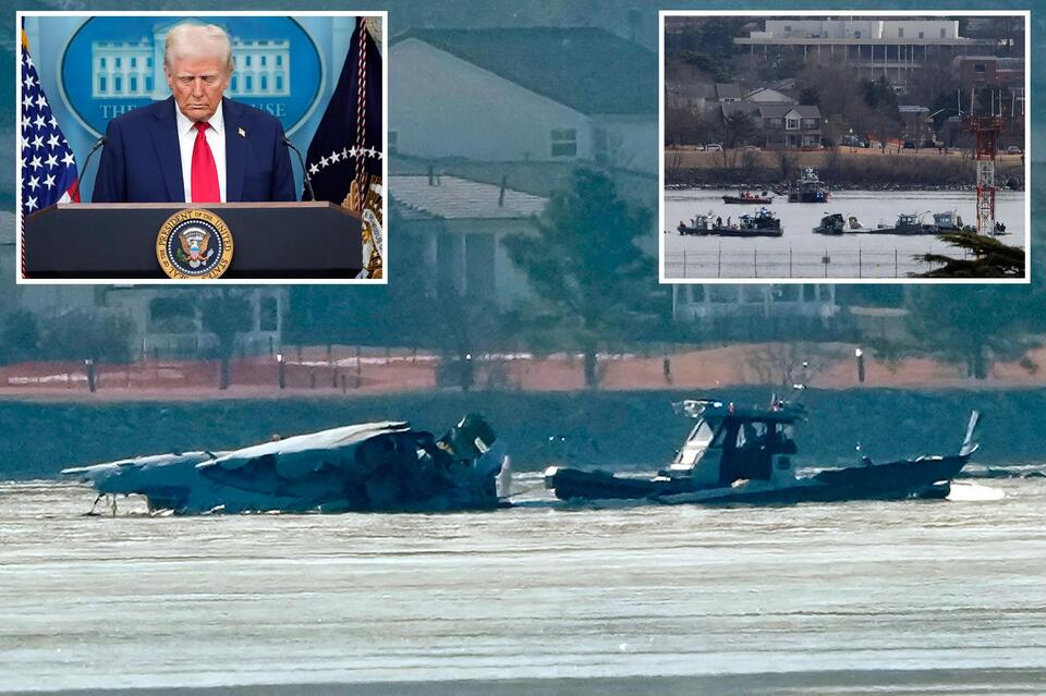 DC plane crash live updates: Trump says DEI hiring, ‘bad decisions ...