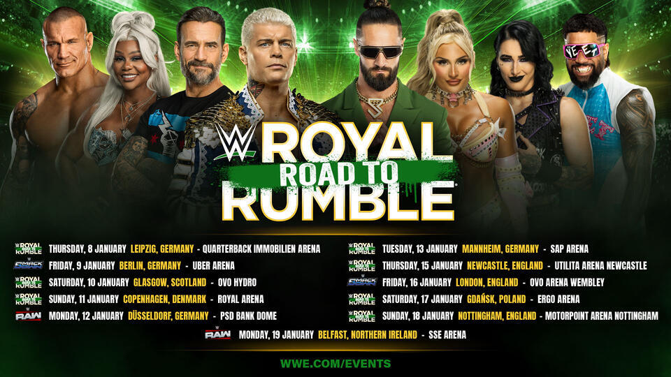 WWE Announces Road to Royal Rumble 2026 - NewsBreak