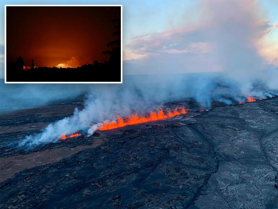 Hawaii’s Kilauea volcano suddenly begins erupting after months of quiet