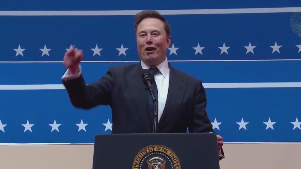 Elon Musk celebrates at Trump Inauguration - NewsBreak