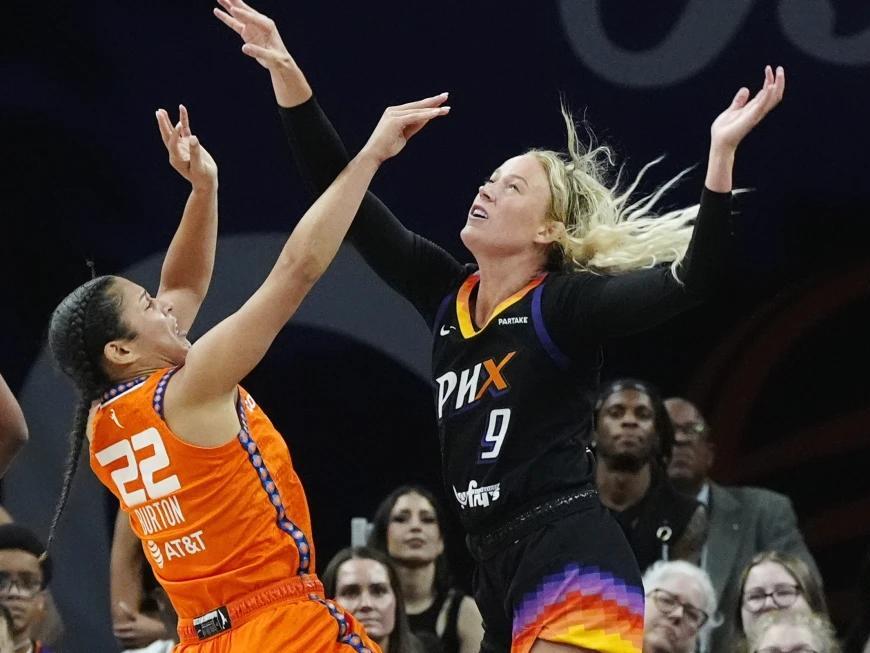 Sun beat short-handed Mercury