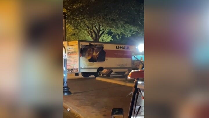 Nazi flag recovered from scene after U-haul truck ‘intentionally’ slams ...