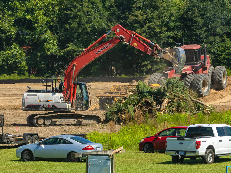 Welding technology building project begins with site preparation