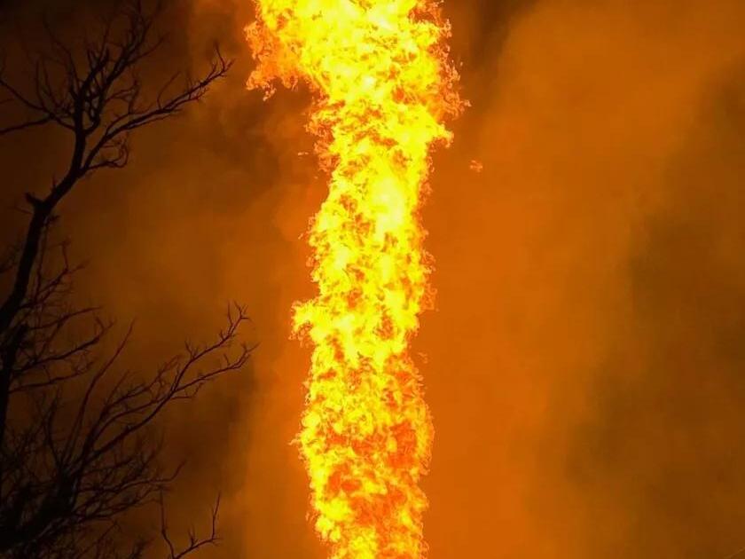 Massive Oklahoma Panhandle gas fire under investigation