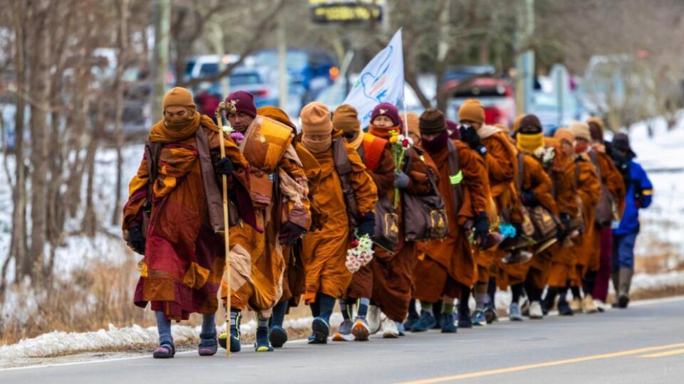 Fort Worth monks reach DC, concluding their Walk for Peace - NewsBreak