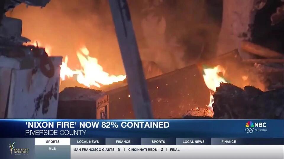 Nixon Fire in Southern Riverside County Nears Full Containment - NewsBreak
