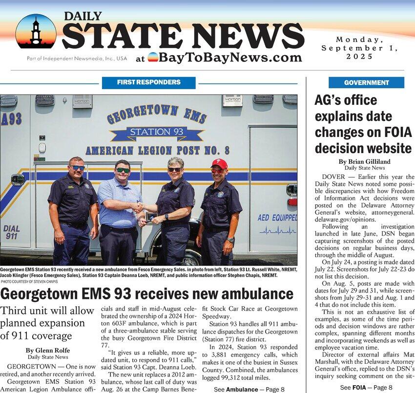 Daily State News, Sept. 1, 2025 - NewsBreak
