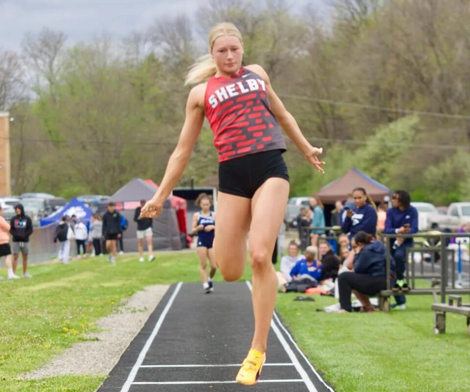 Shelby’s Henkel wins third Mehock gold in long jump, sets new PR ...