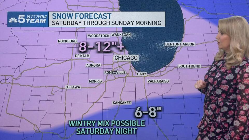 Winter storm warning issued for entire Chicago area; 12+ inches of snow ...